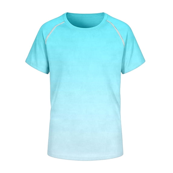 Byoo Toddler Boys UPF 50+ Rash Guard Quick Dry Gradient Print Water ...