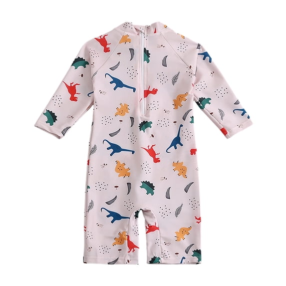 Byoo Toddler Girl Long Sleeve Swimwear UPF 50 Dinosaur Print Sun ...