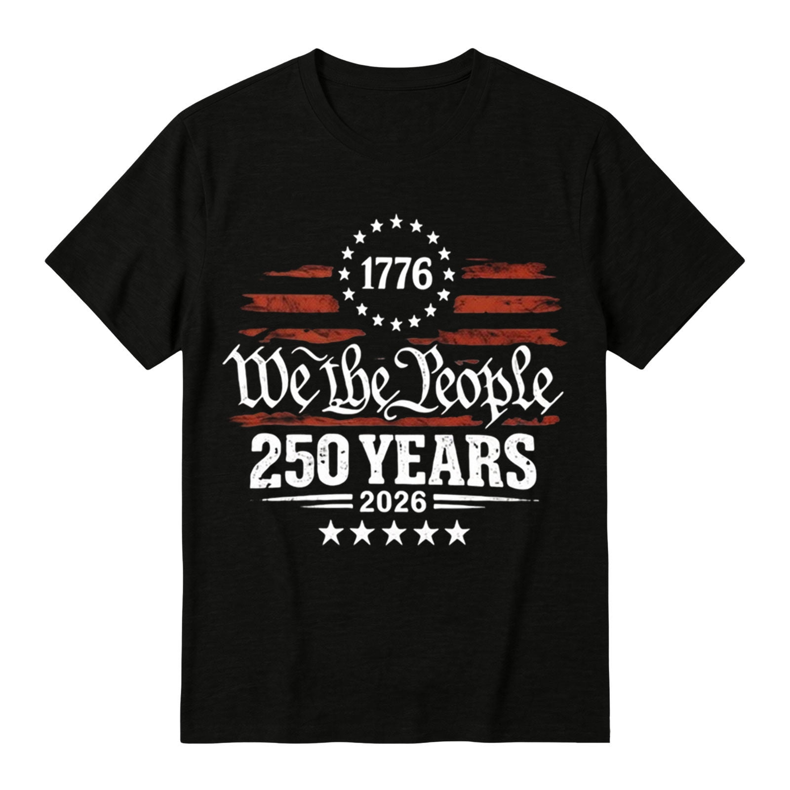 Byoo Toddler Girl Printed Tshirt We The People 1776 250 Years Graphic ...