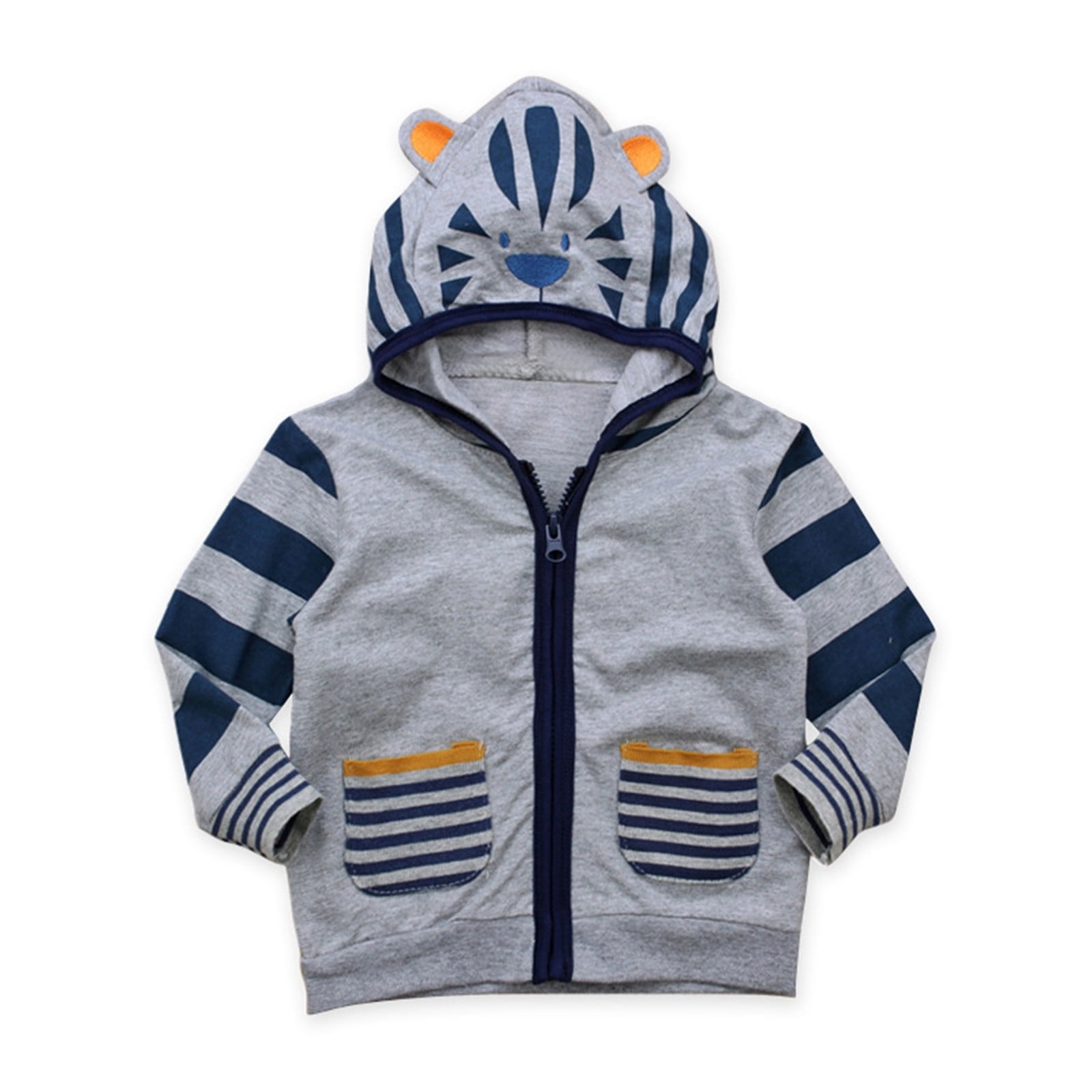 Byoo Toddler Girls Zip Up Hoodie Cute Animal Hooded Sweatshirt Casual ...