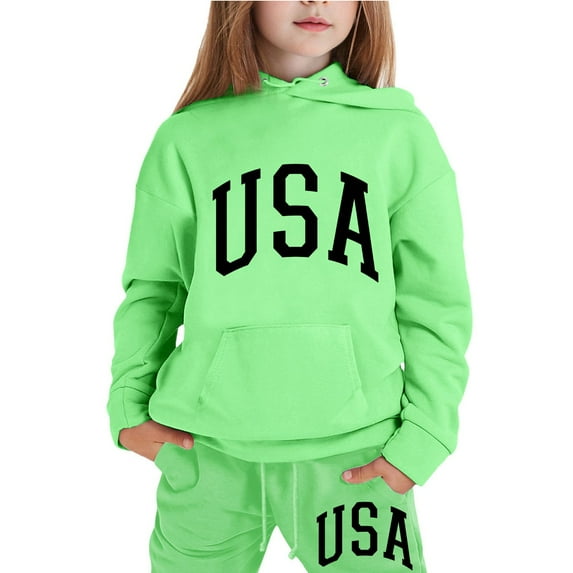 Byoo Tracksuit Set for Big Girl Letter Printing Full Sleeved Sweatshirt ...