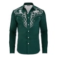 Byoo Tween Boy Western Embroidered Shirt Casual CowTween Boy Long ...