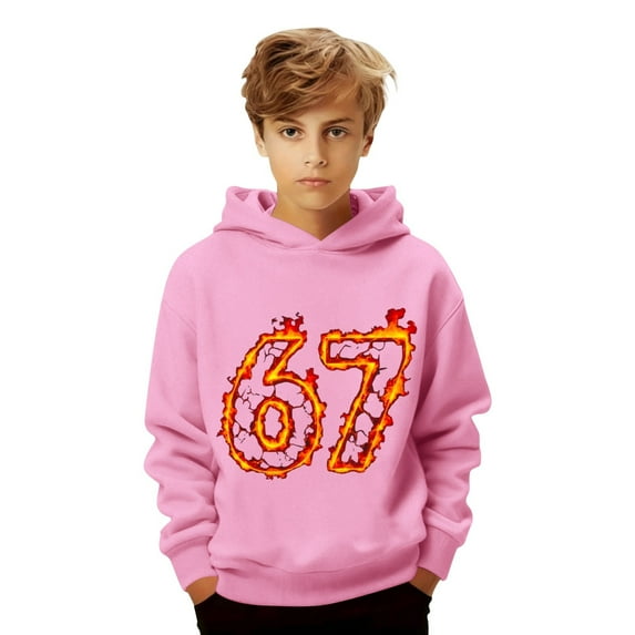 Byoo Tween Boys Hoodie Sweatshirt Casual Number Print Pullover Hoody ...