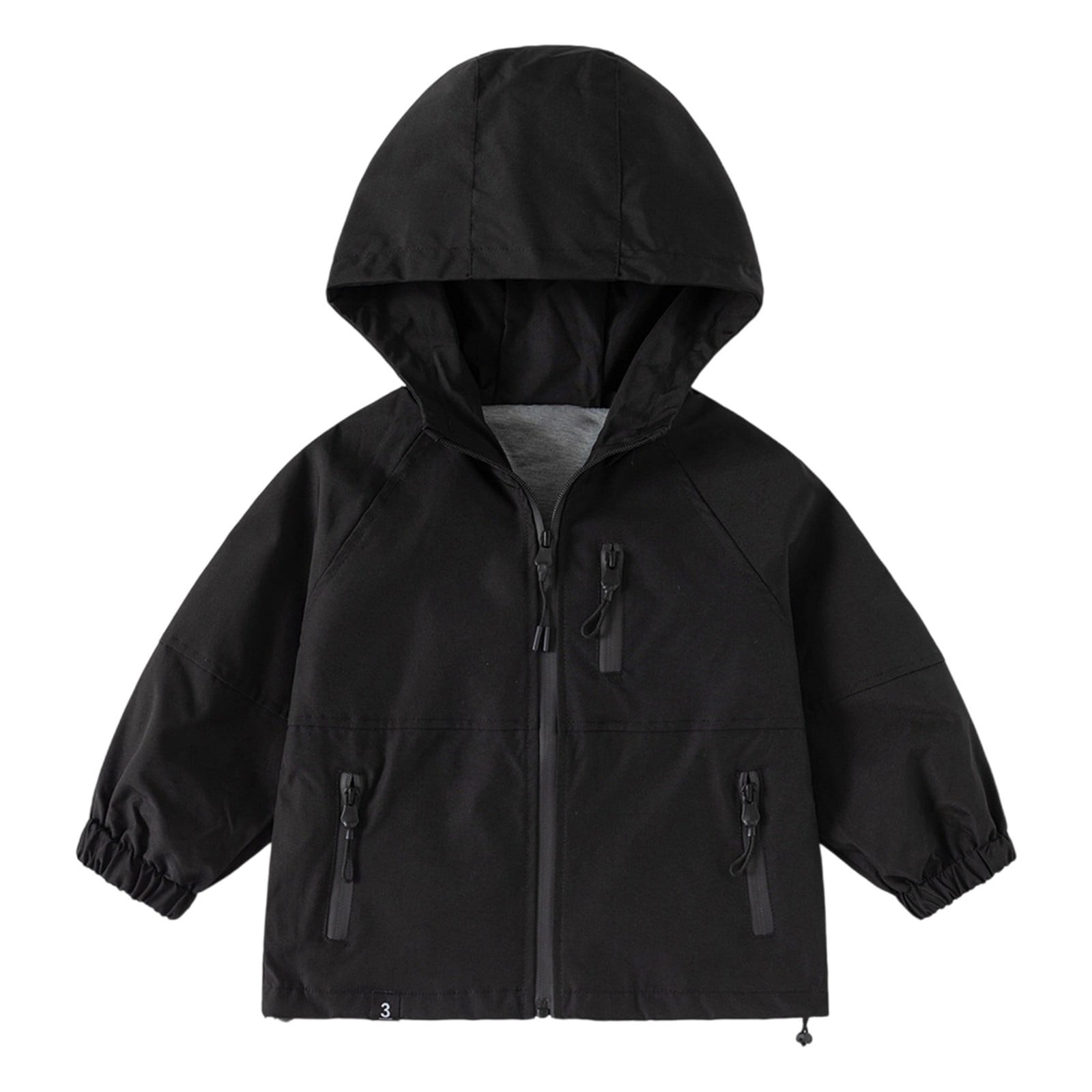 Byoo Tween Boys Windbreaker Jacket for Kids Solid Lightweight Hooded ...