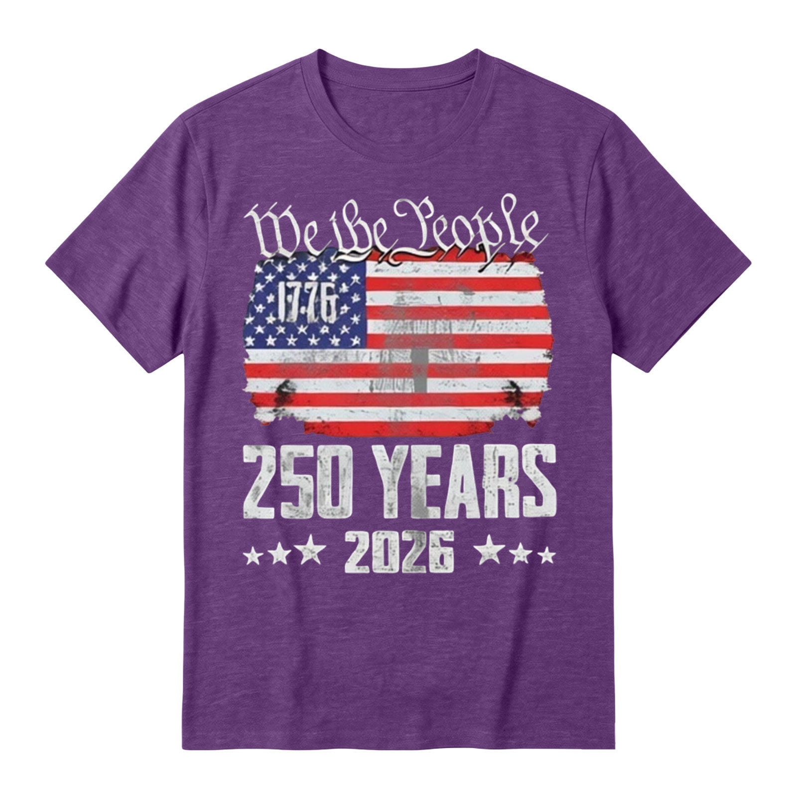 Byoo Tween Girl Graphic Tee Shirt America'S 250th Anniversary Crew Neck ...