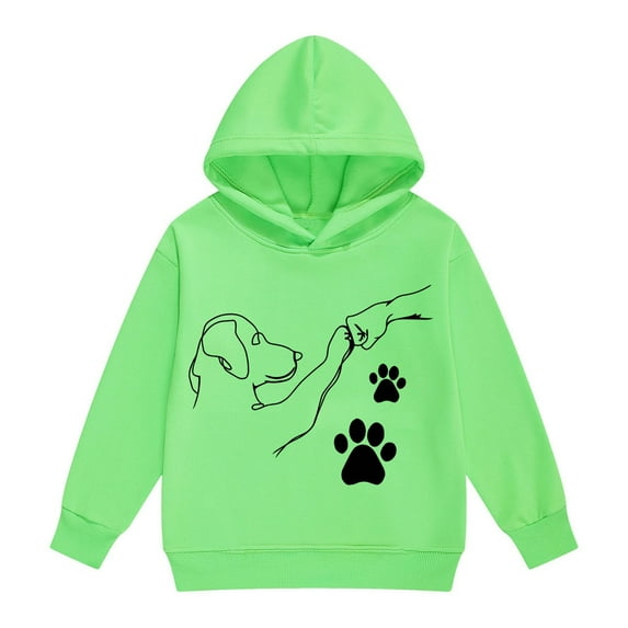 Byoo Tween Girl s Hoodie Cartoon Bump Fist Print Long Sleeve Hooded ...