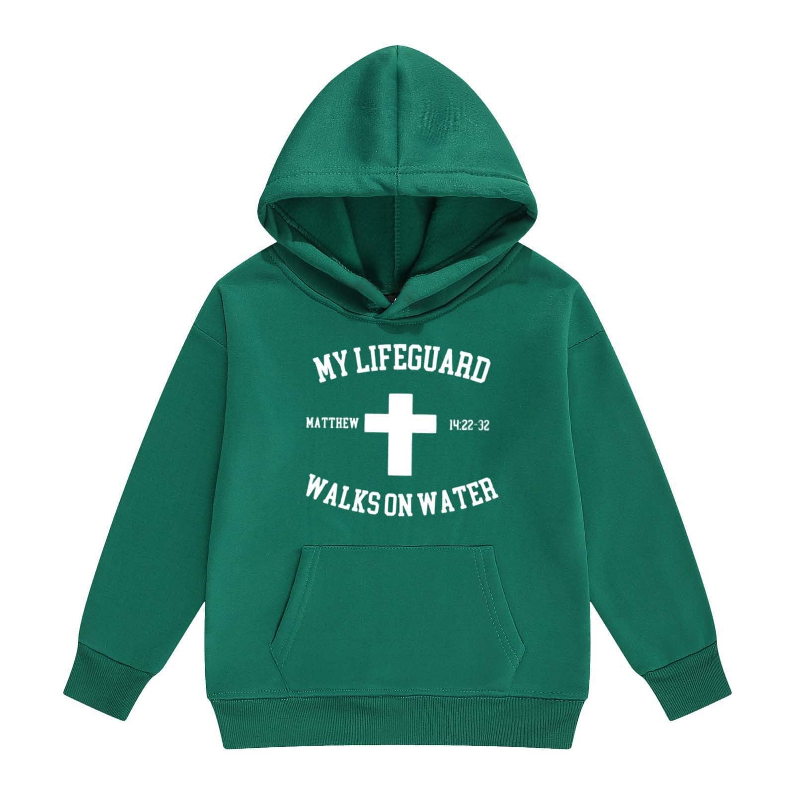 Byoo Tween Girls Oversize Hoodie Sweatshirts My Lifeguard Walks on ...