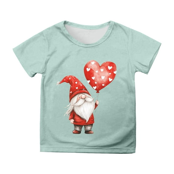 Byoo Tween Girls Short Sleeve T Shirt Valentine's Day Sweet Heart ...