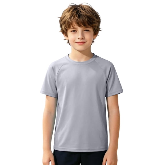 Byoo UPF 50+ Short Sleeve Rash Guard for Little Boys Lightweight Open ...