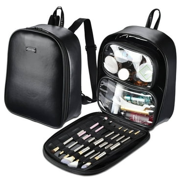 Byootique Portable Makeup Backpack with Storage Bags Utility Pouches ...