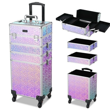 Omysalon Professional Makeup Artist Trolley with Rolling Wheels and ...