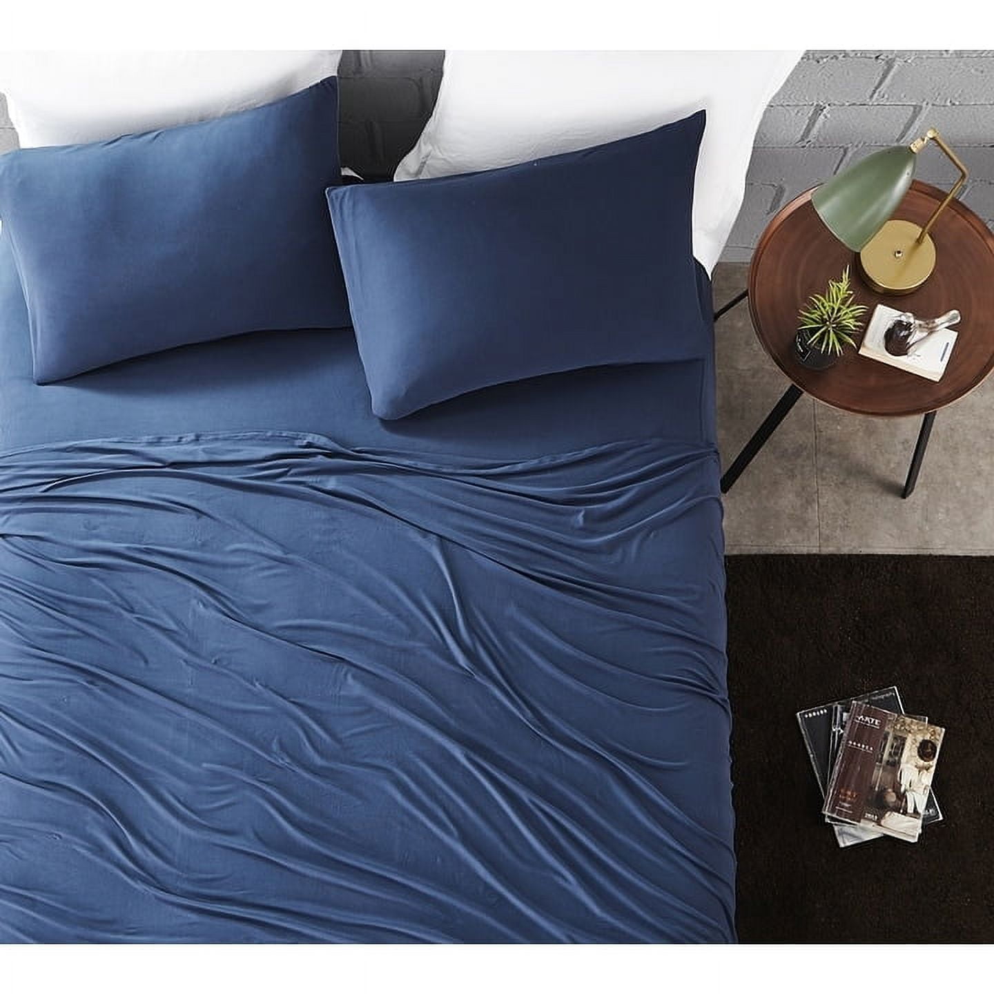 Byourbed Bare Bottom Sheets - All Season - Nightfall Navy California ...