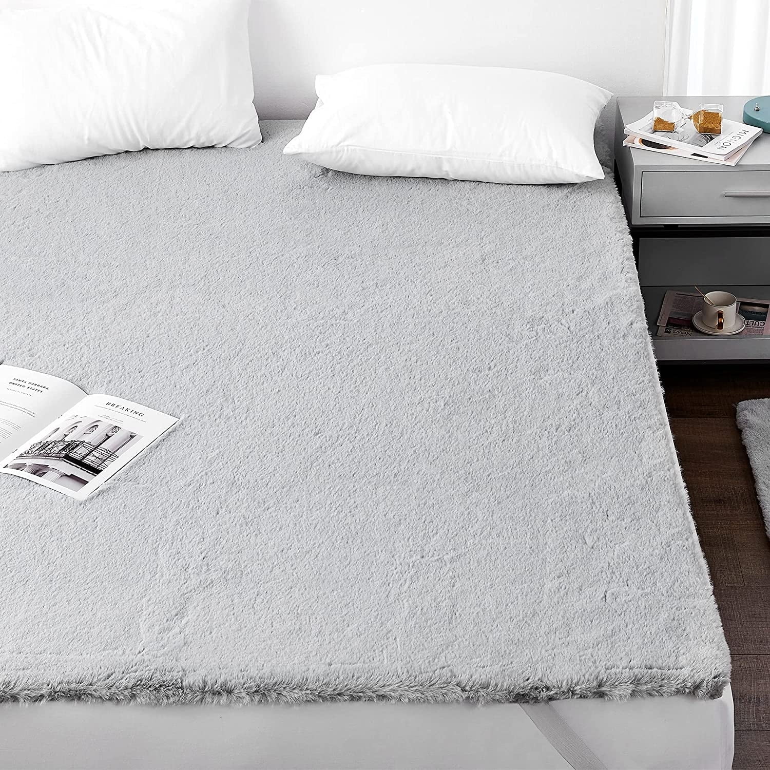 Byourbed Chunky Bunny - Coma Inducer® Bed Topper - Glacier Gray ...