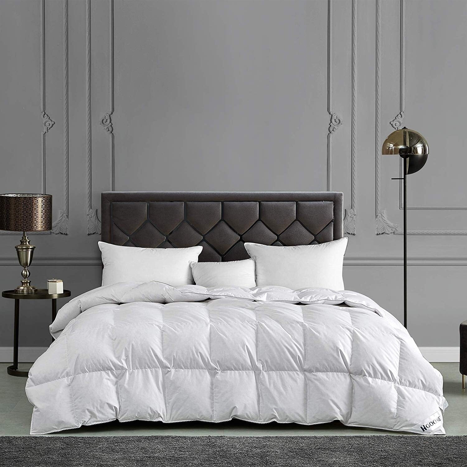 Byourbed Hungarian Gray Goose Down Comforter King - Walmart.com