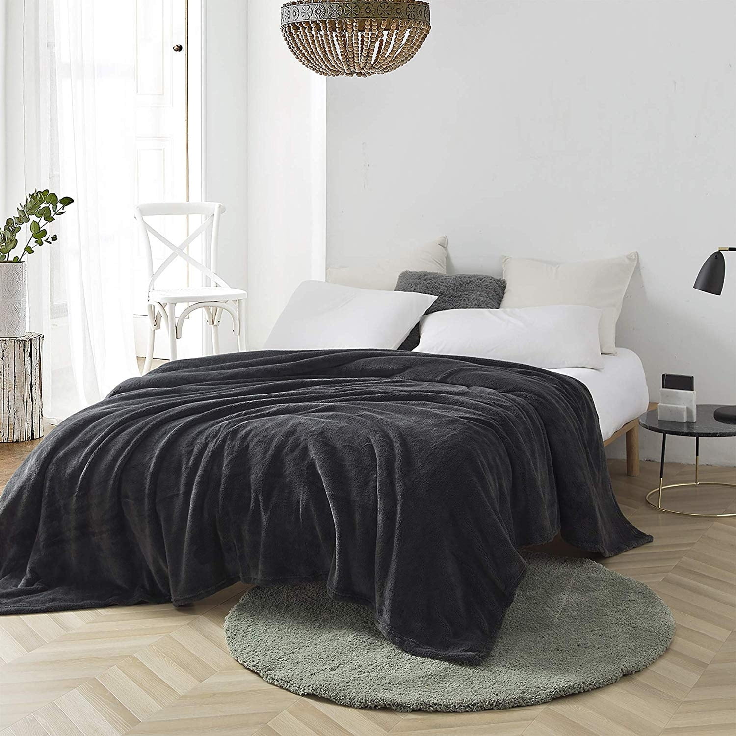 Byourbed Me Sooo Comfy - Coma Inducer® Oversized Bedding Blanket Pewter ...