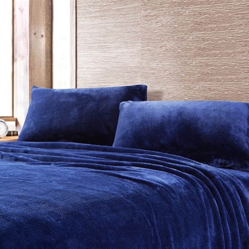 Byourbed - Me Sooo Comfy Sheets - Navy Fleece Twin XL - Walmart.com