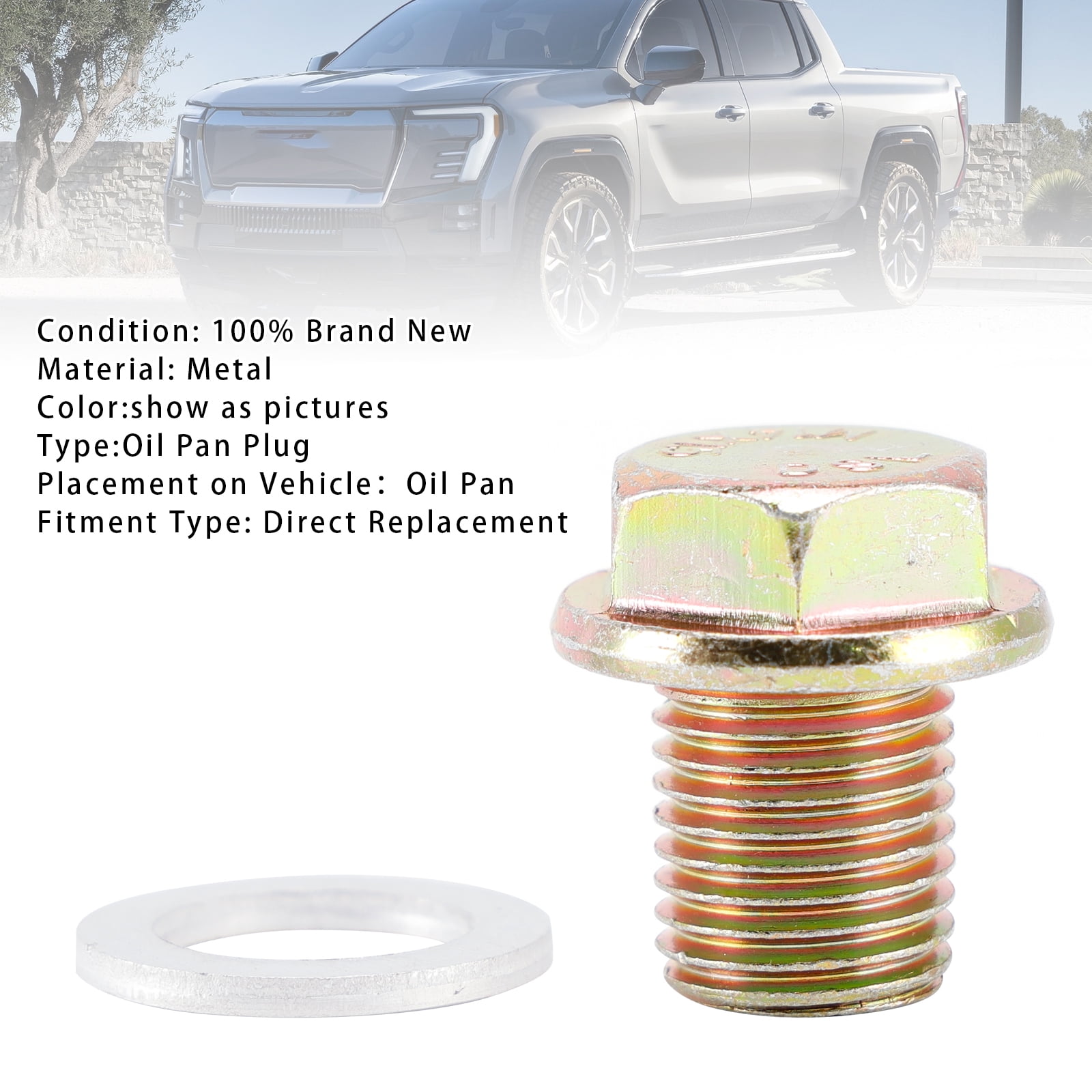 Bypass Plug Valve Relief Pressure Oil Pan Oil For Gen IV LS Engines ...