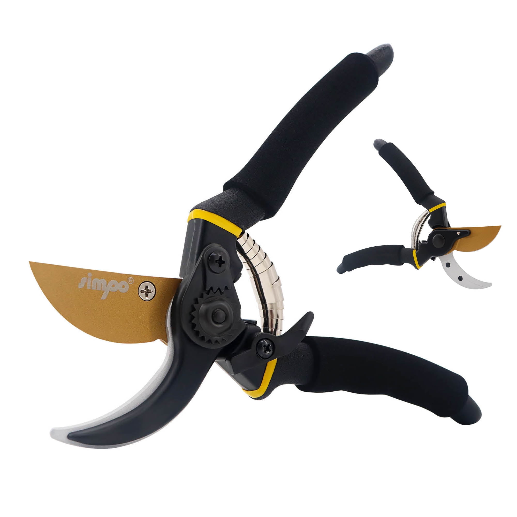 Bypass Pruner Gardening Shears High Carbon Steel SK-5 Heavy Duty Extra ...