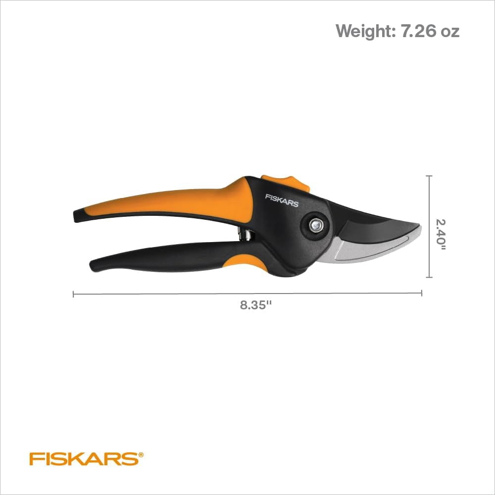 Bypass Pruning Shears with Sharp Steel Blades, 5/8" Cut Capacity, Rust ...