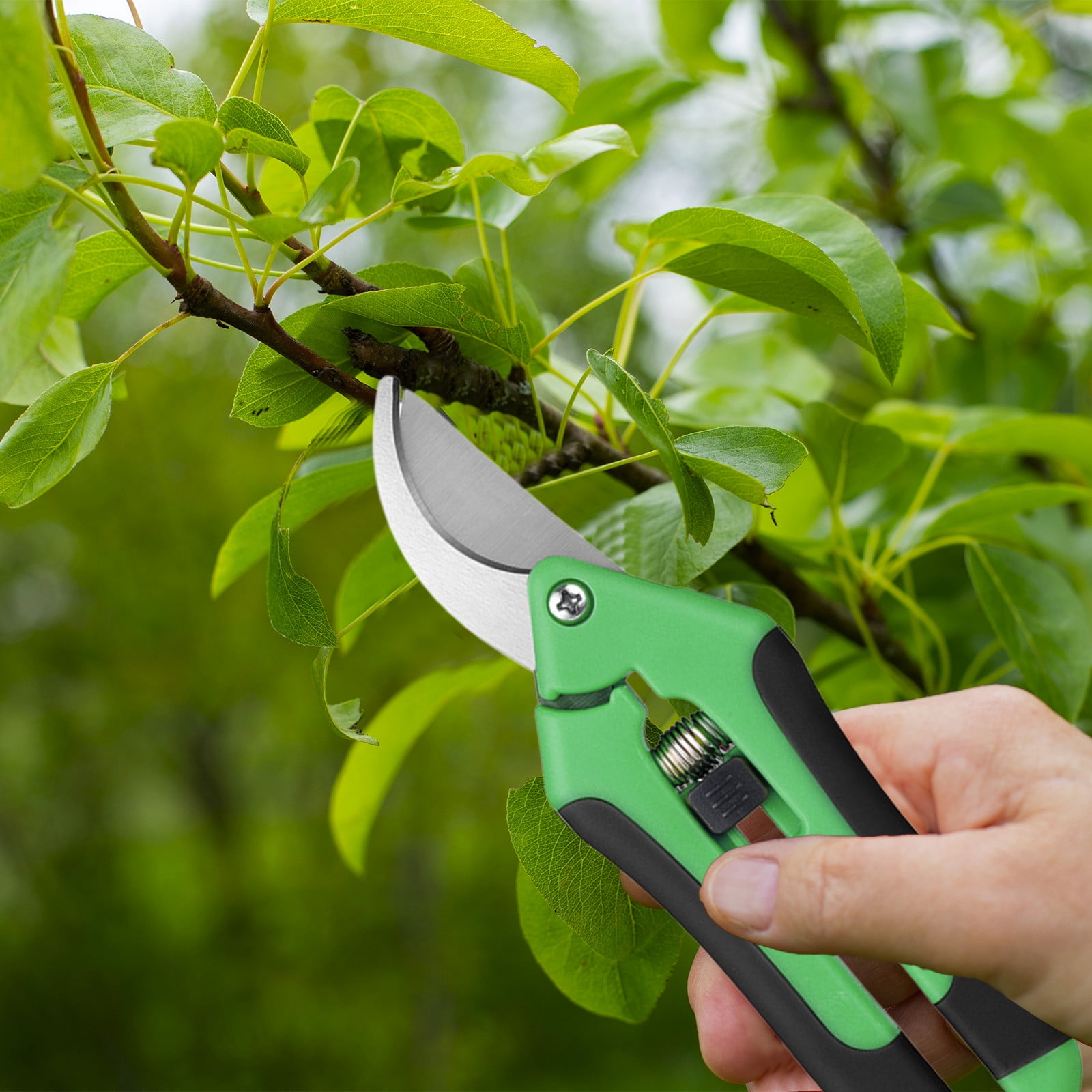Bypass Pruning Shears - Stainless Steel Blades, Ergonomic Handle ...