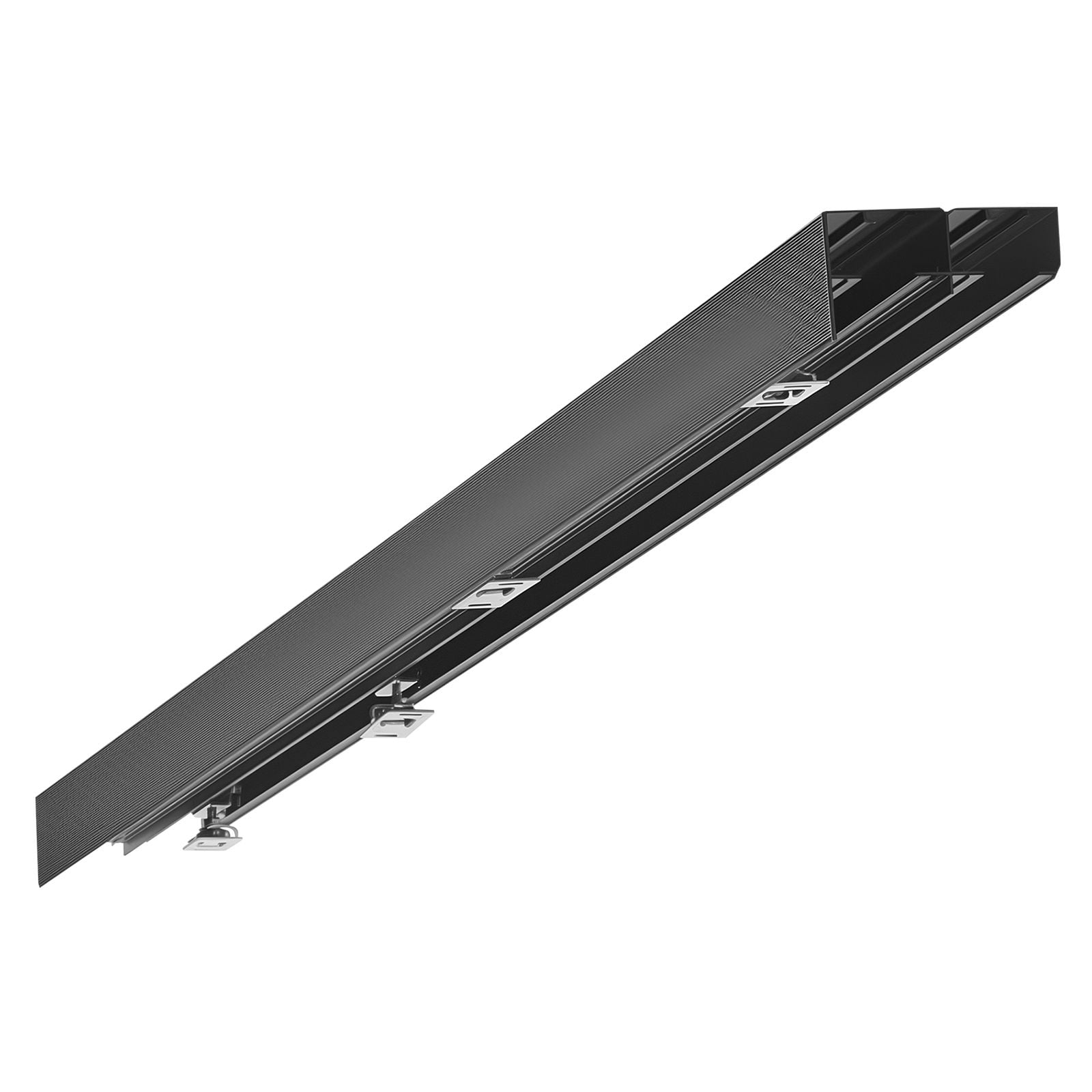Bypass Sliding Door Hardware Kit, 6-Foot Aluminum Alloy Dual-Track, for ...