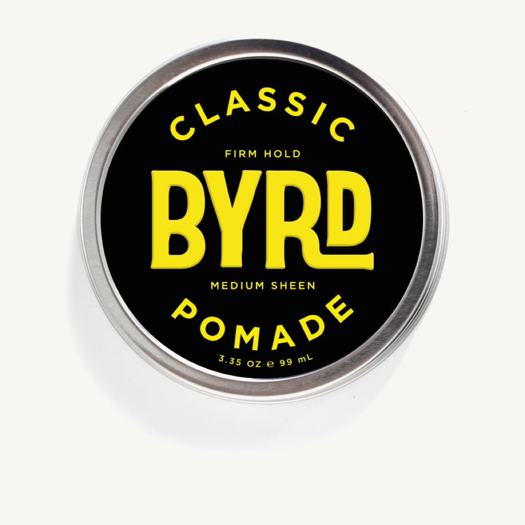 Byrd Classic Pomades Firm Hold Medium Sheen Tin Can - 3.35oz - Walmart.com
