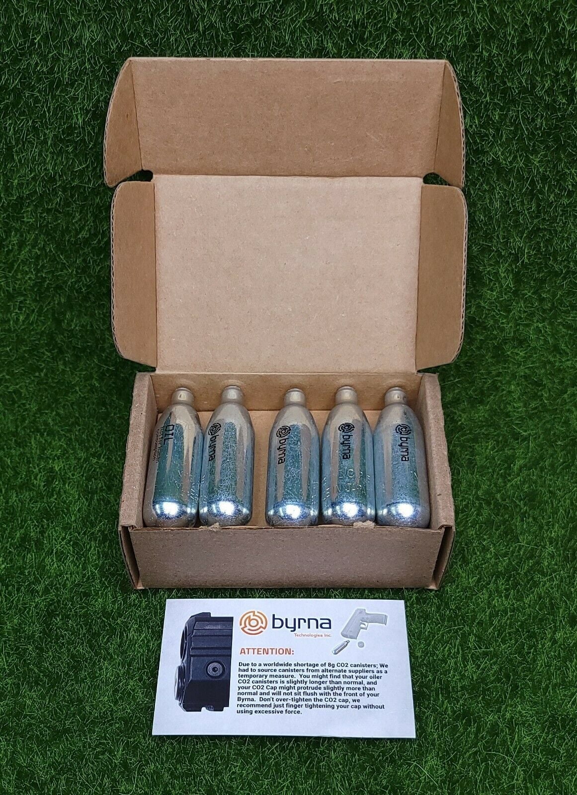 Byrna 8 Gram Co2 Cartridges Plus Oiler 10 Pack Sd - Walmart.com