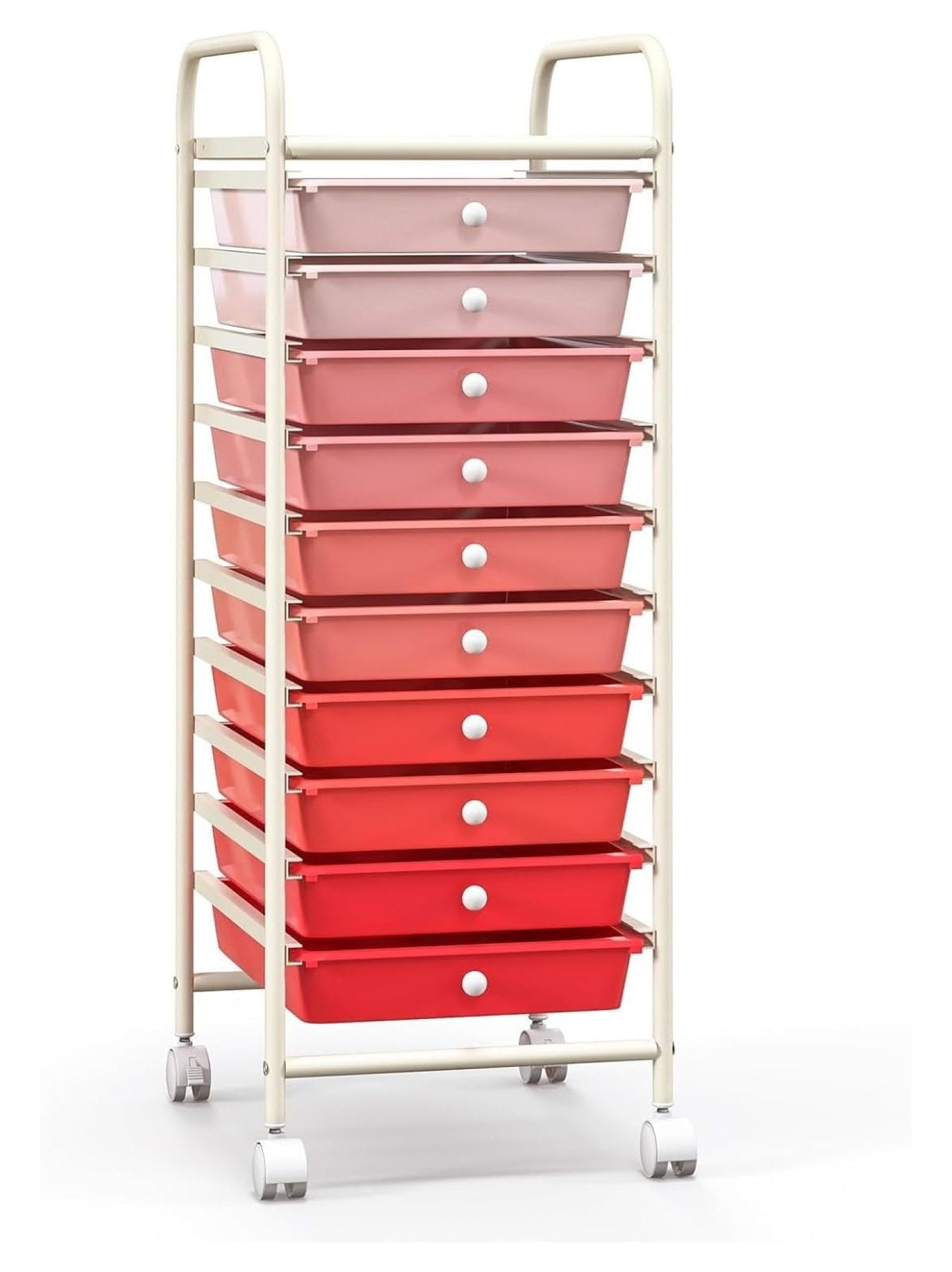 Byroce 10-Tier Drawer Rolling Storage Cart, Tools Scrapbook Paper ...