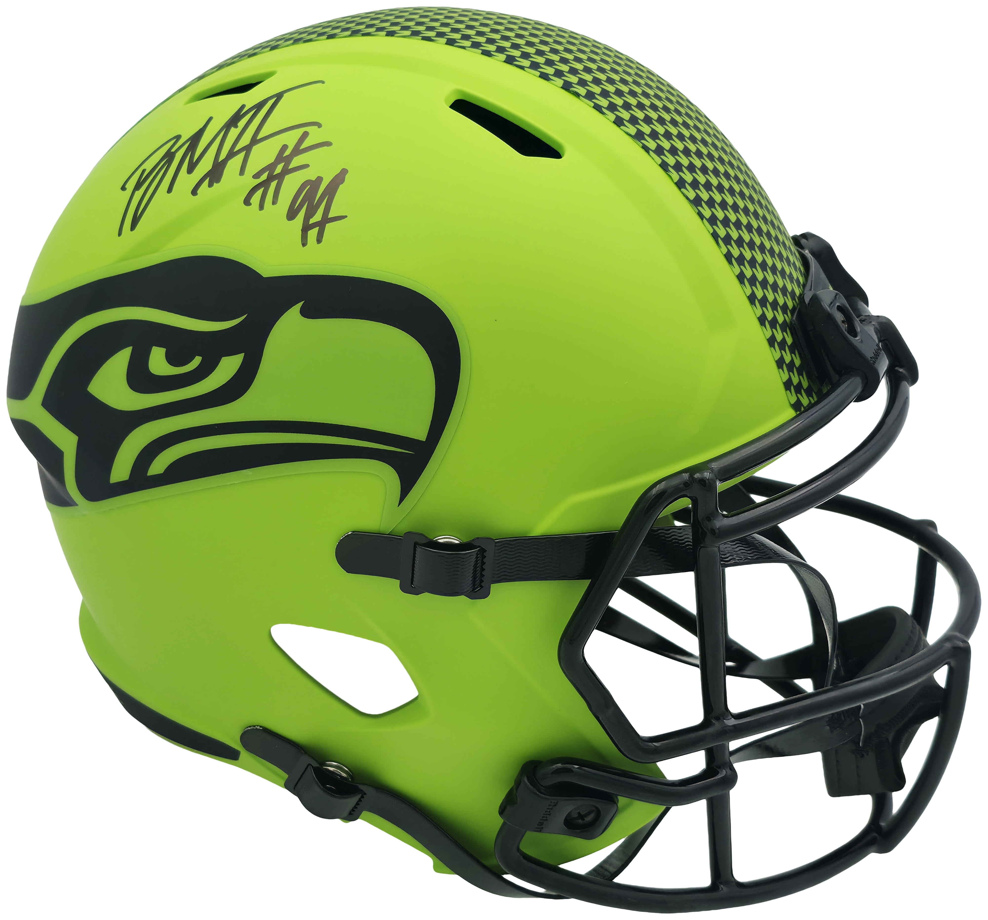 Byron Murphy II Autographed Seattle Seahawks Rave Green Full Size Speed ...