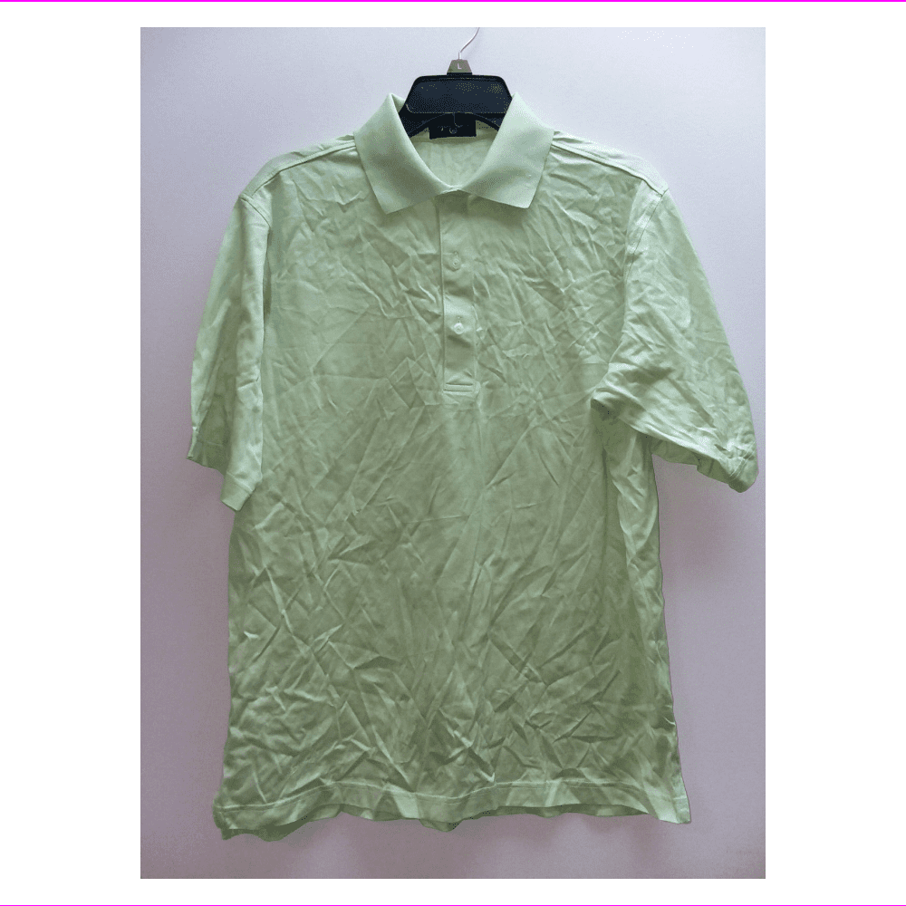Byron Nelson Men's Performance Golf Polo Shirt, Lime Green, S - Walmart.com