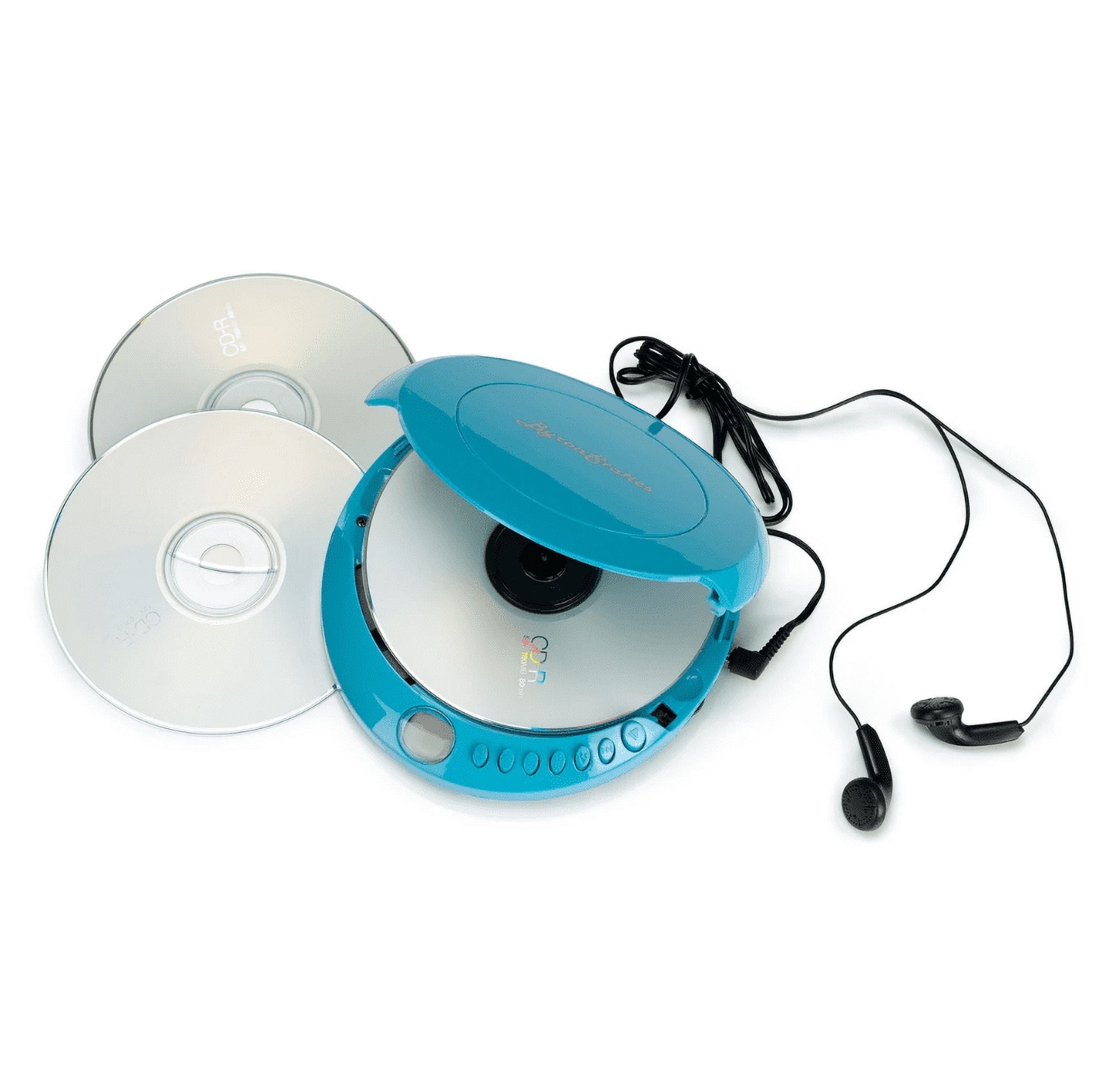 ByronStatics Portable CD Player, Anti-Skip, Lightweight, Headphones ...