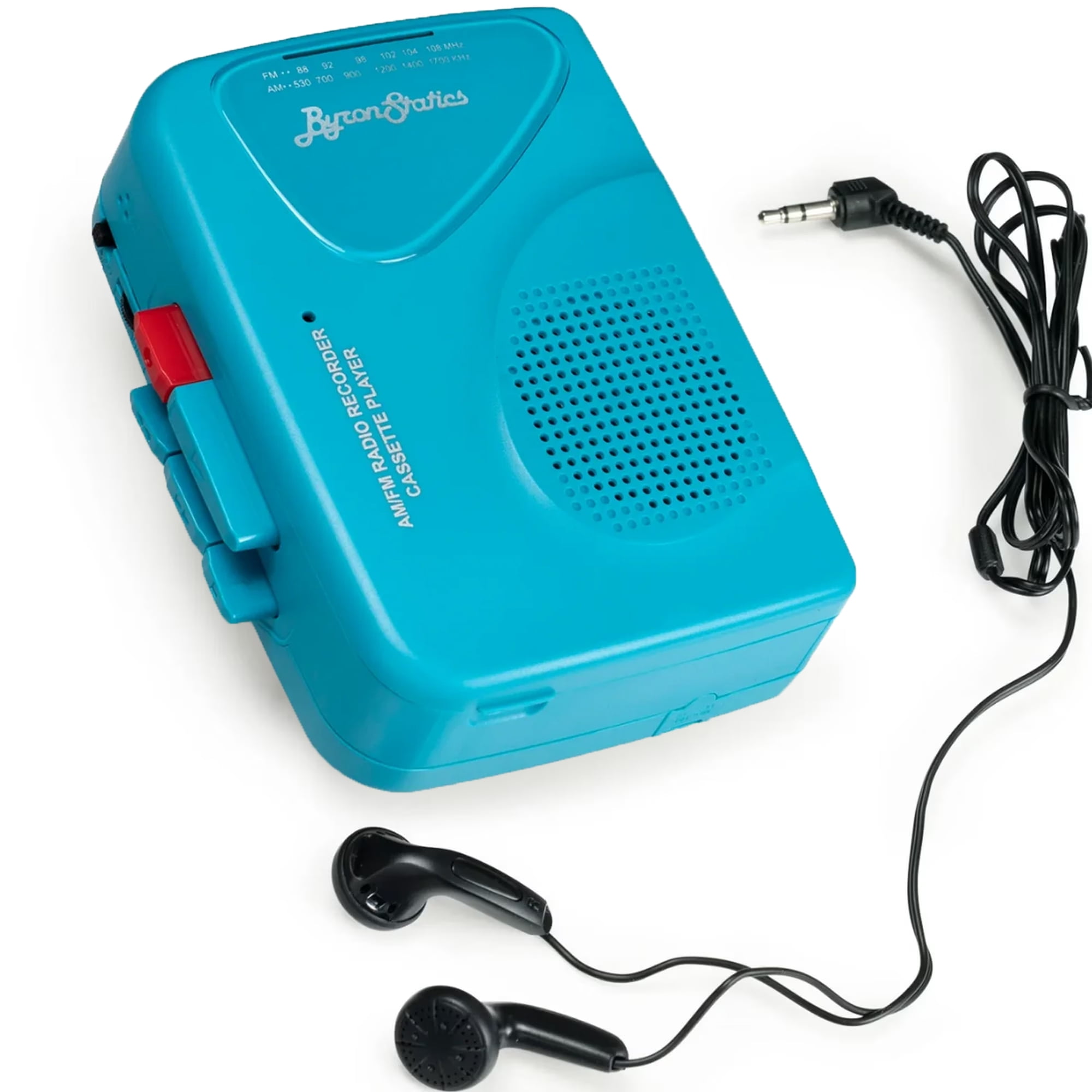 Byron Statics Portable Cassette Player, AM FM Radio, USB, Rewind ...