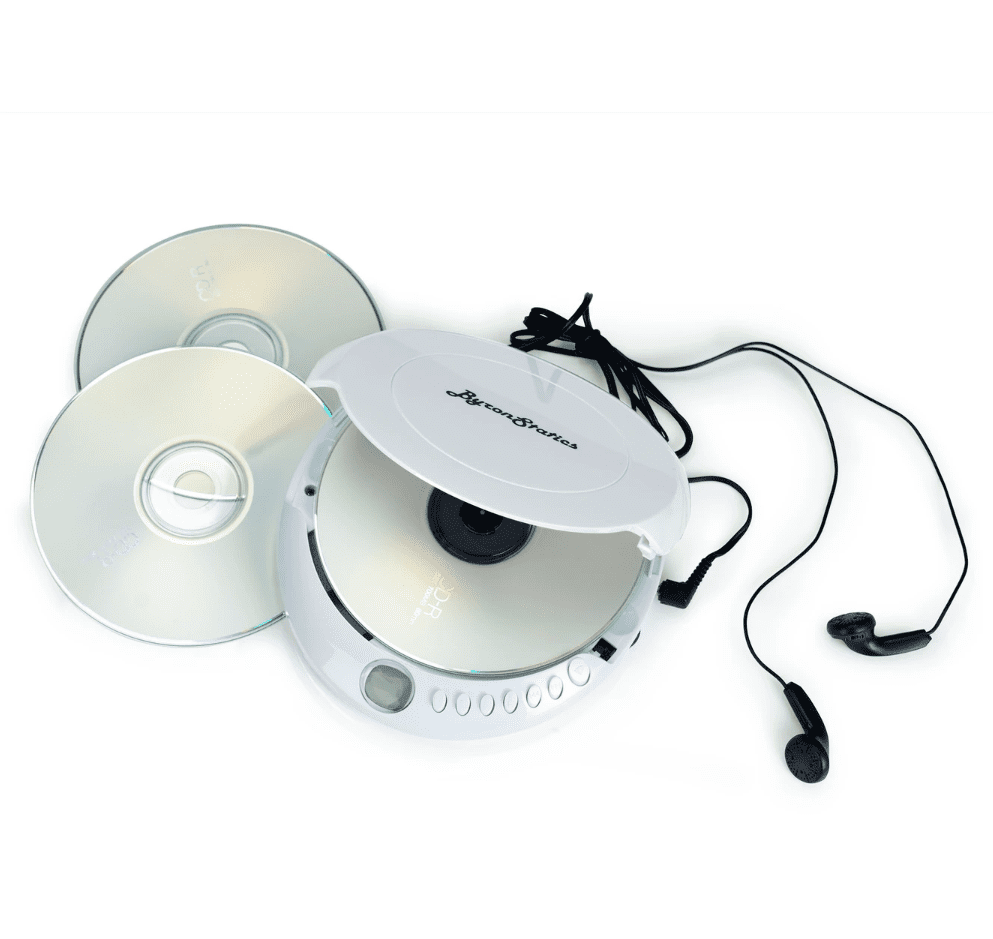 ByronStatics Portable CD Player, Personal Walkman CD Players, Powered ...