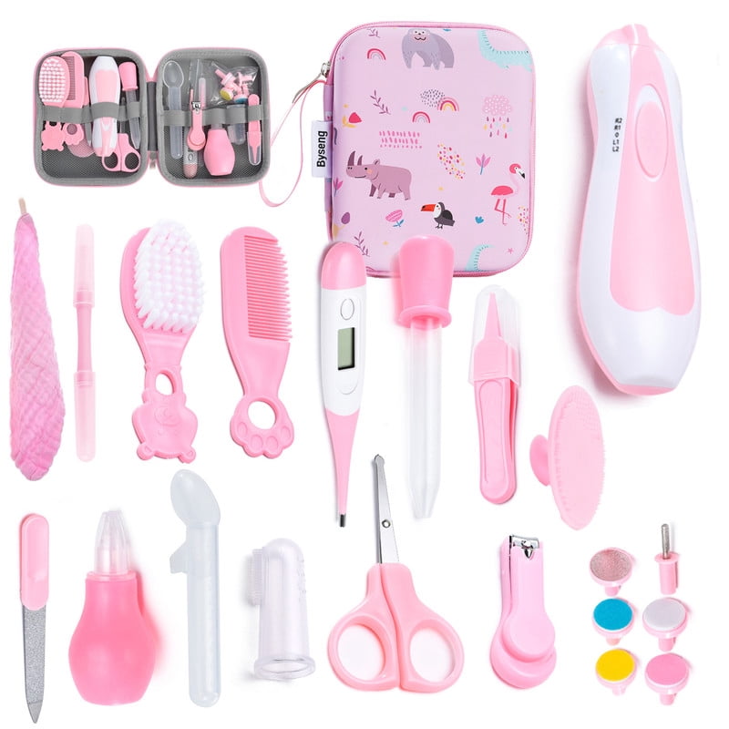Byseng 22-in-1 Baby Healthcare & Grooming Set with Electric Nail ...