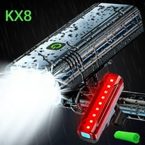 High Brightness 1400 Lumens Bike Front Light with 4000mAh Battery USB ...