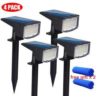 Yescom Solar Gutter Light Outdoor Waterproof 3 LED Deck Fence Lights ...