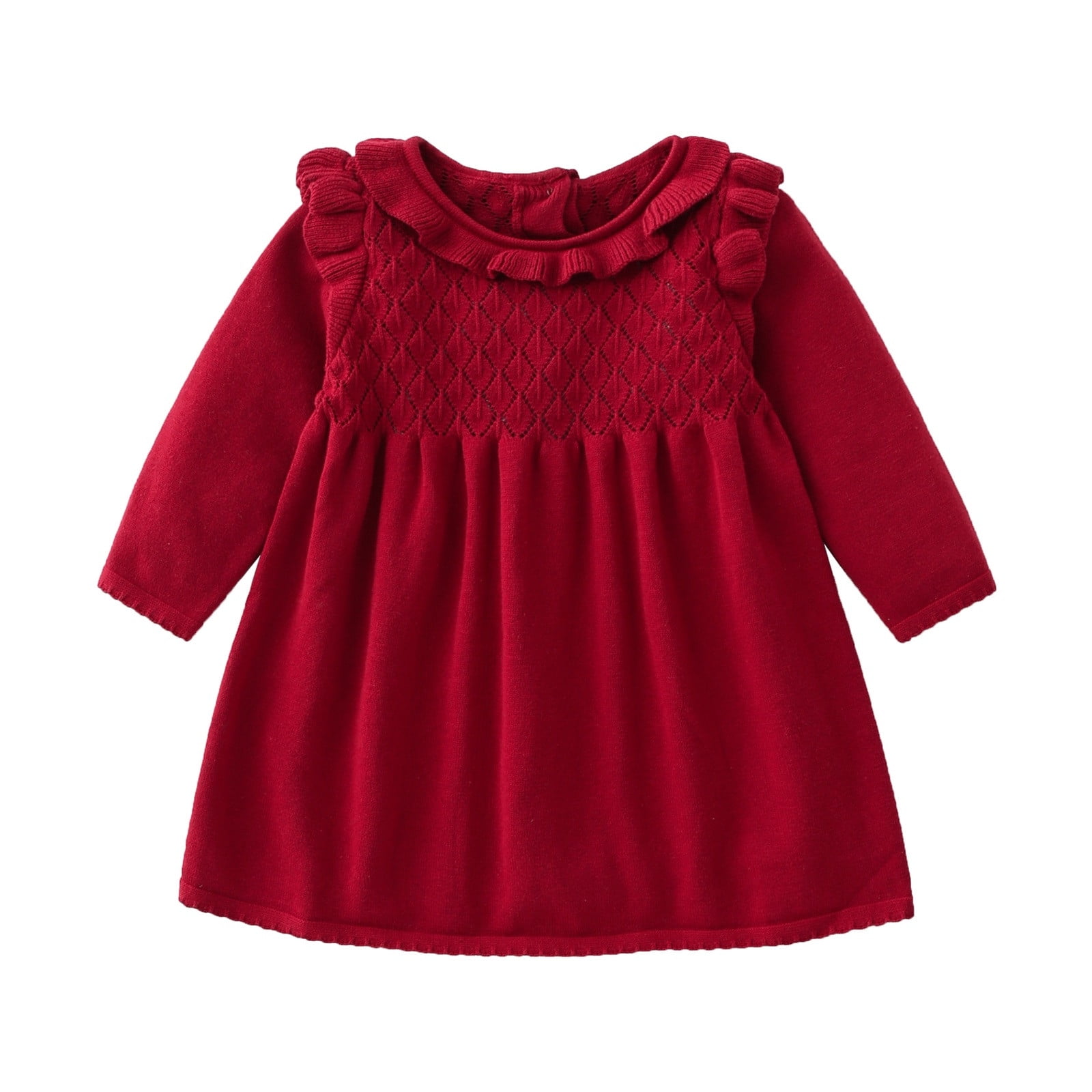 Bysome Baby Toddler Girls Sweater Babys Kids Solid Knit Spring Winter ...