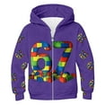 Bysome Child Hoodies For Little Girls Number Print Fall Long Sleeve ...