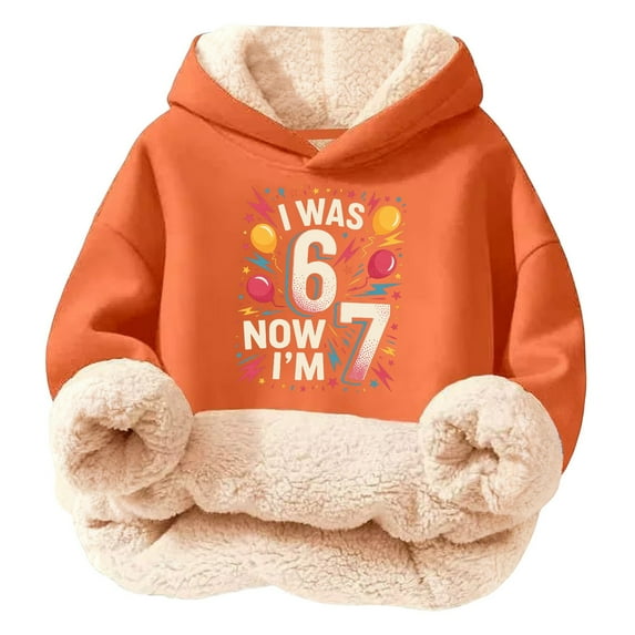 Bysome Little Boys Hoodies Child Comfortable Hooded Long Sleeve Number ...