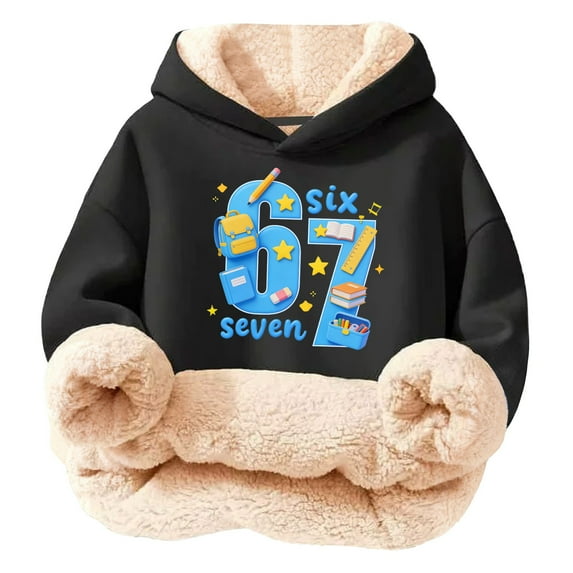 Bysome Little Boys Hoodies Child Soft Hooded Long Sleeve Number Print ...