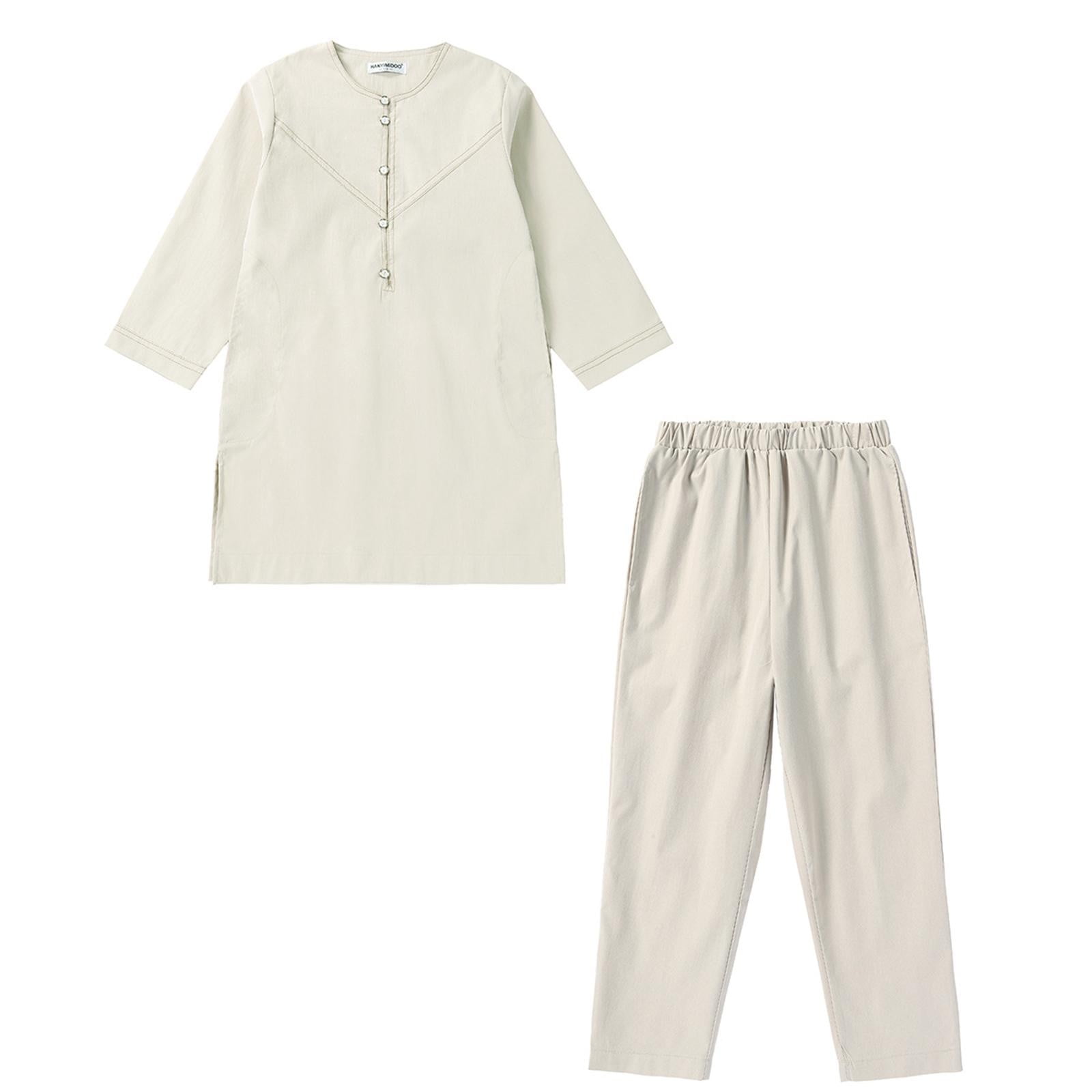 Bysome Toddler Boy Outfit Size 7 Years-8 Years Long Sleeve Youth Solid ...
