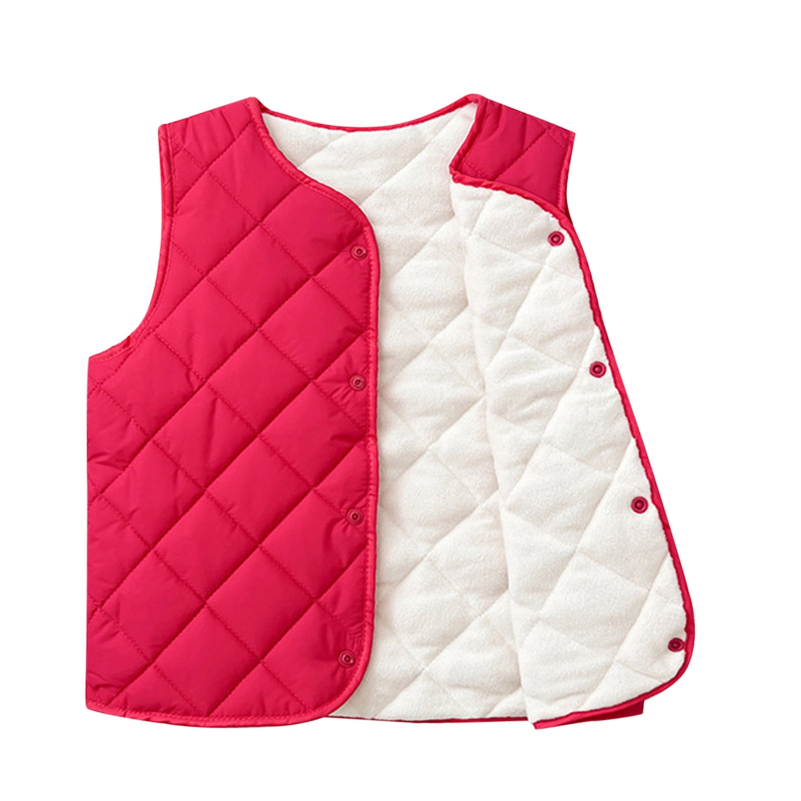 Bysome Toddler Boys Coats Children Kids Baby Girls Winter Solid Coats Sleeveless Vest Jacket ...