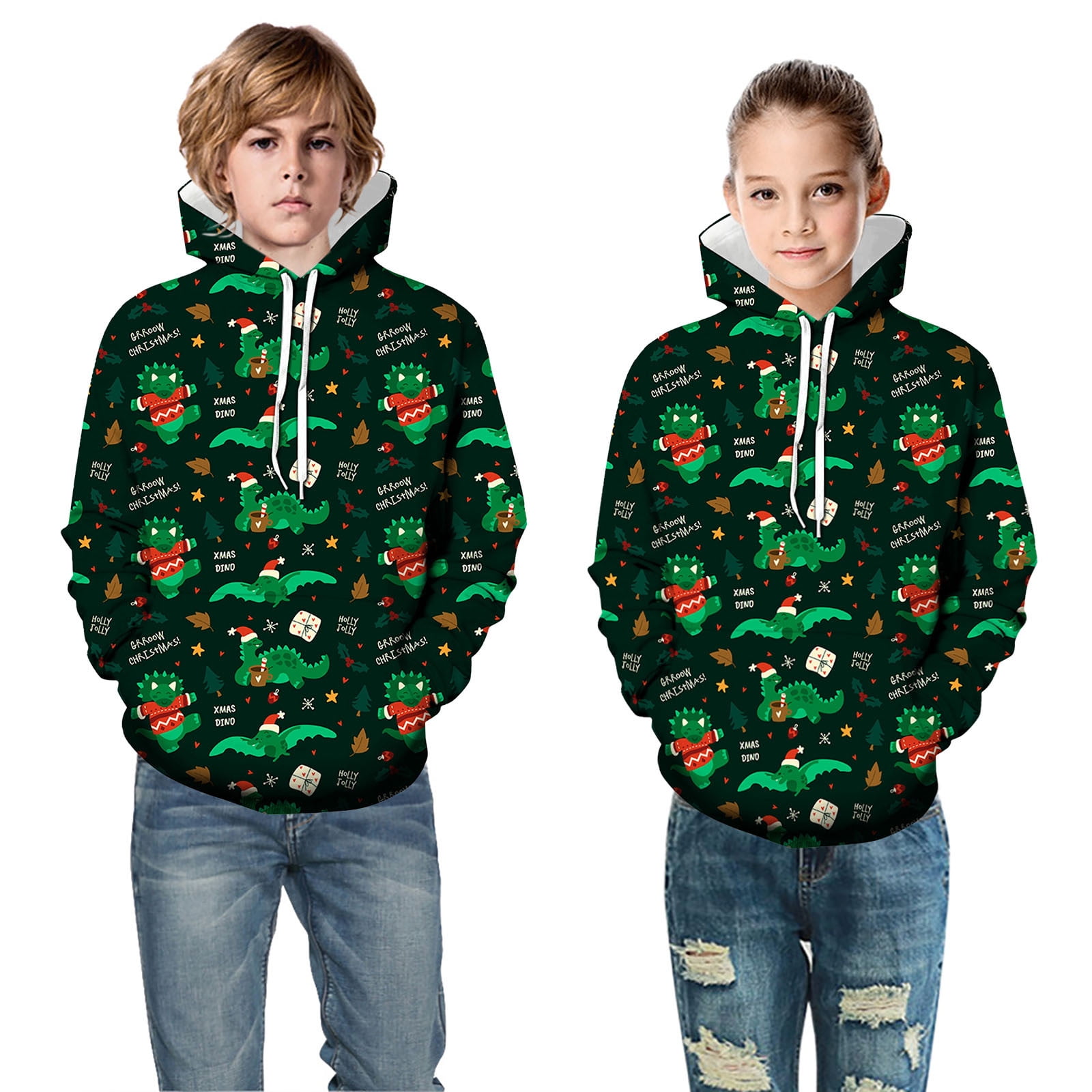 Bysome Toddler Boys Hoodies Sweatshirts Kids Girls Christmas Sweaters ...