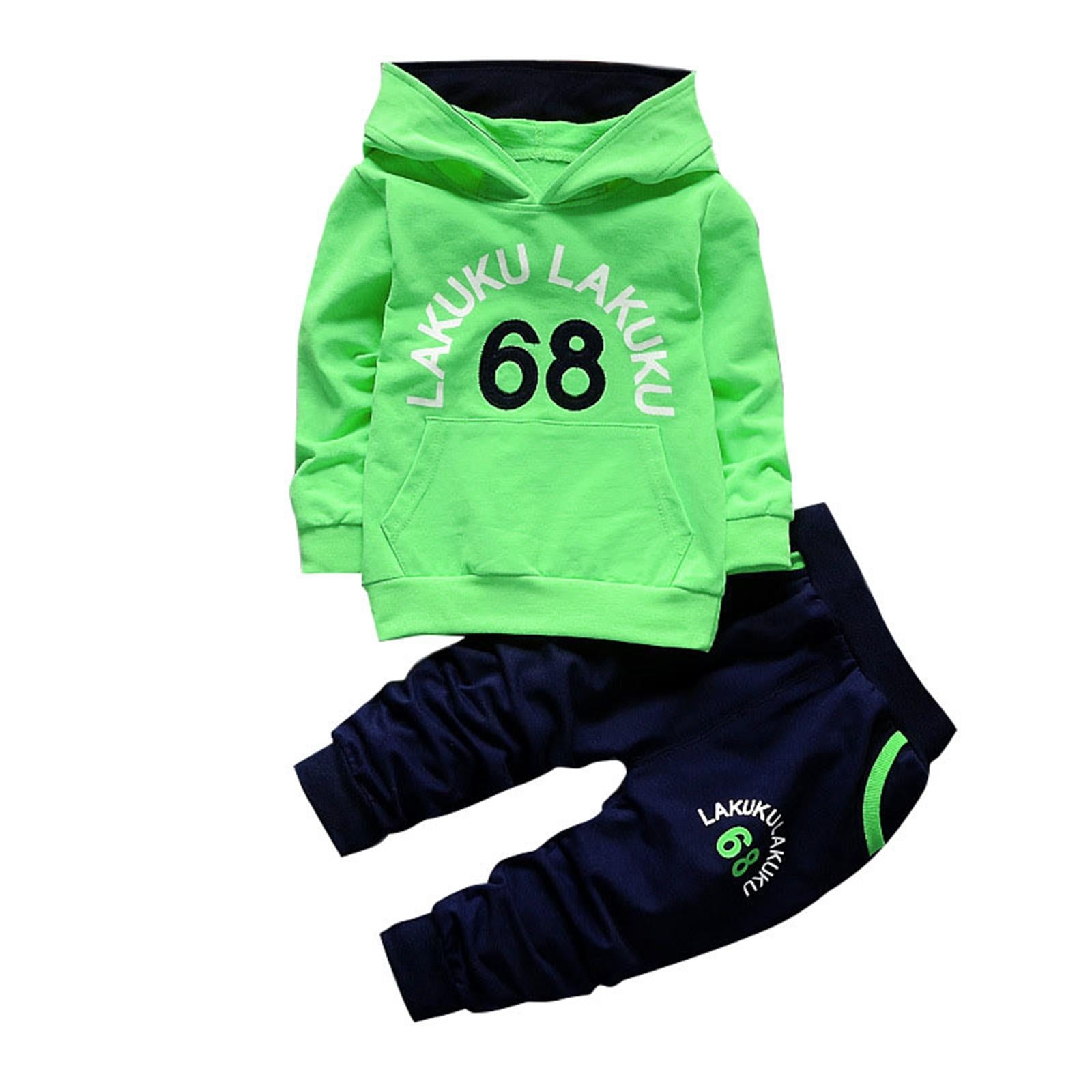 Bysome Toddler Boys Outfit Set Autumn Winter Numbers 68 Printed Autumn ...