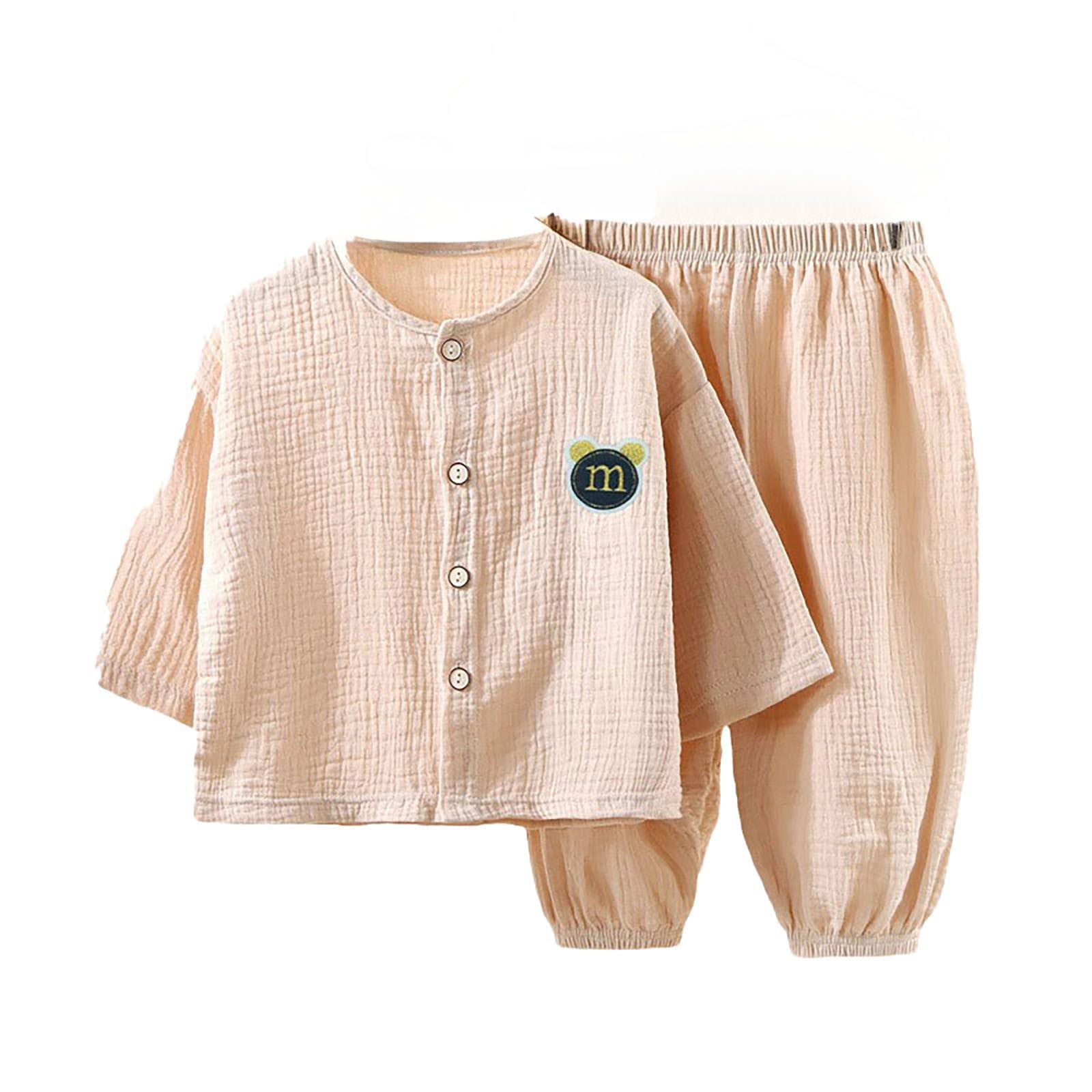 Bysome Toddler Girl Pajamas Baby Kids Clothes Cartoon Thin Pajamas Set ...