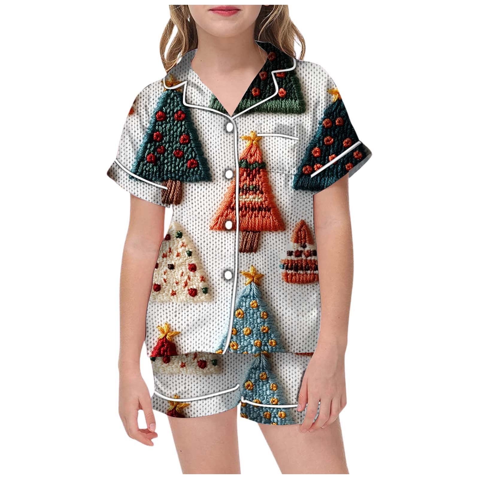 Bysome Toddler Girl Pajamas Pajamas For Children Shirt Pant Matching ...