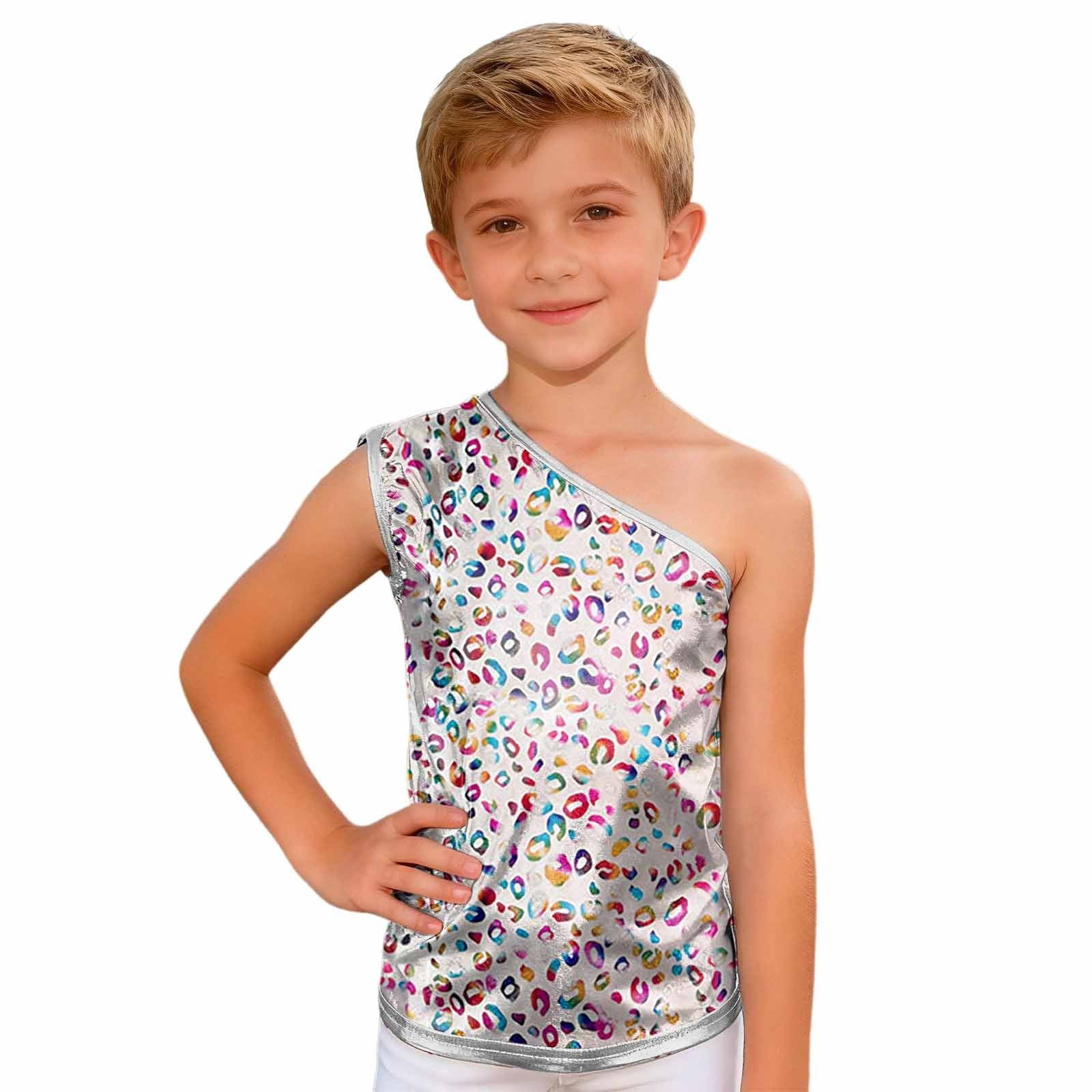 Bysome Toddler Girl T-Shirts Mardi Gras Glitter Leopard Print ...