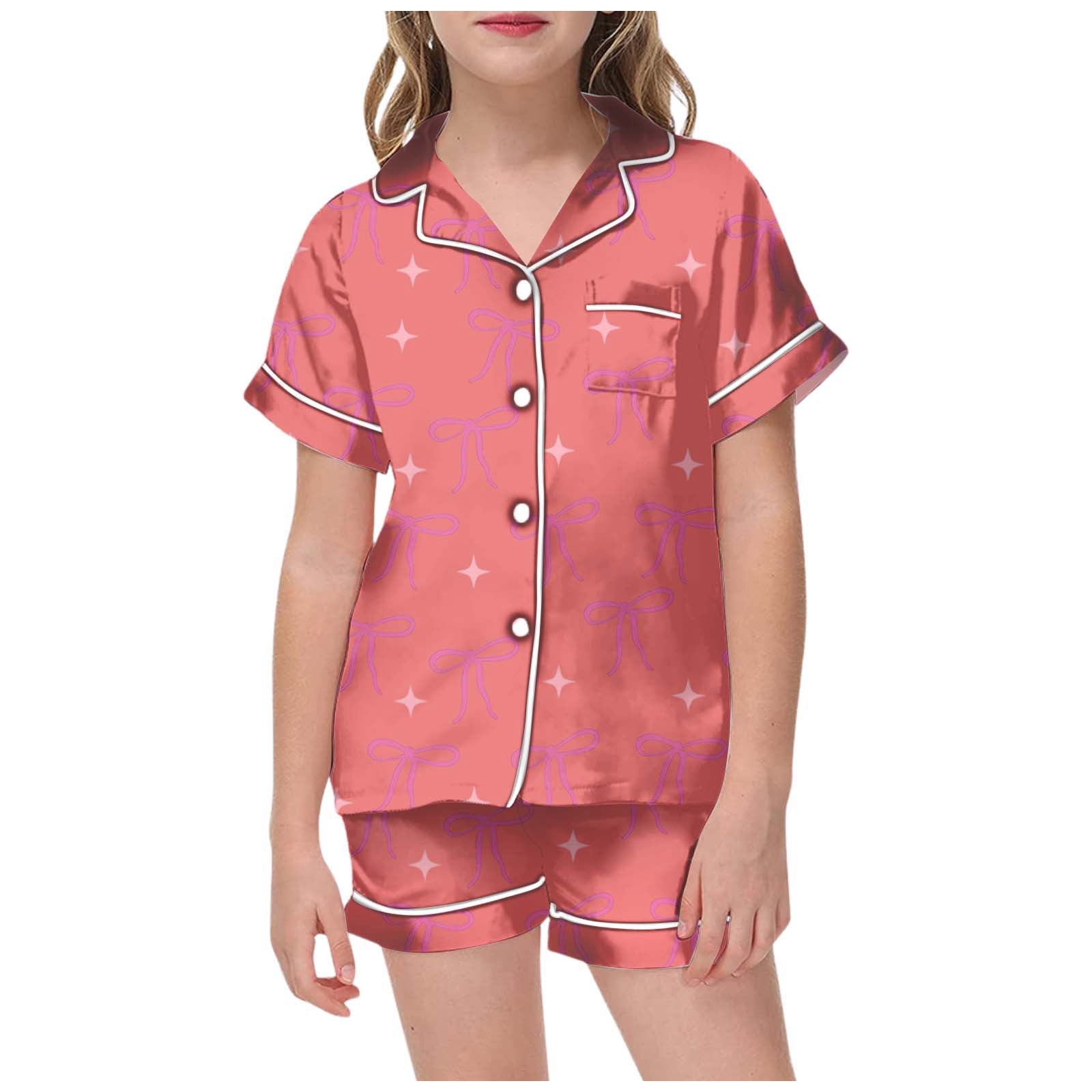 Bysome Toddler Girls Outfit Set Summer Outfits 2 Piece Short Sleeve Top ...