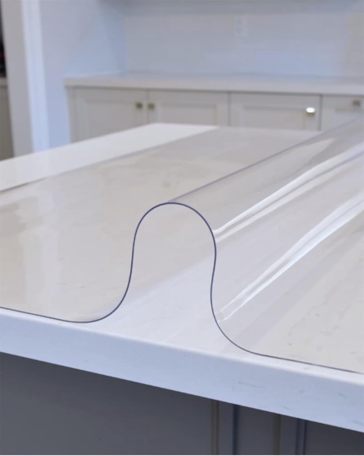 Byson Clear Dining Table Protector 1.5mm Thickness– PVC Table Cover ...