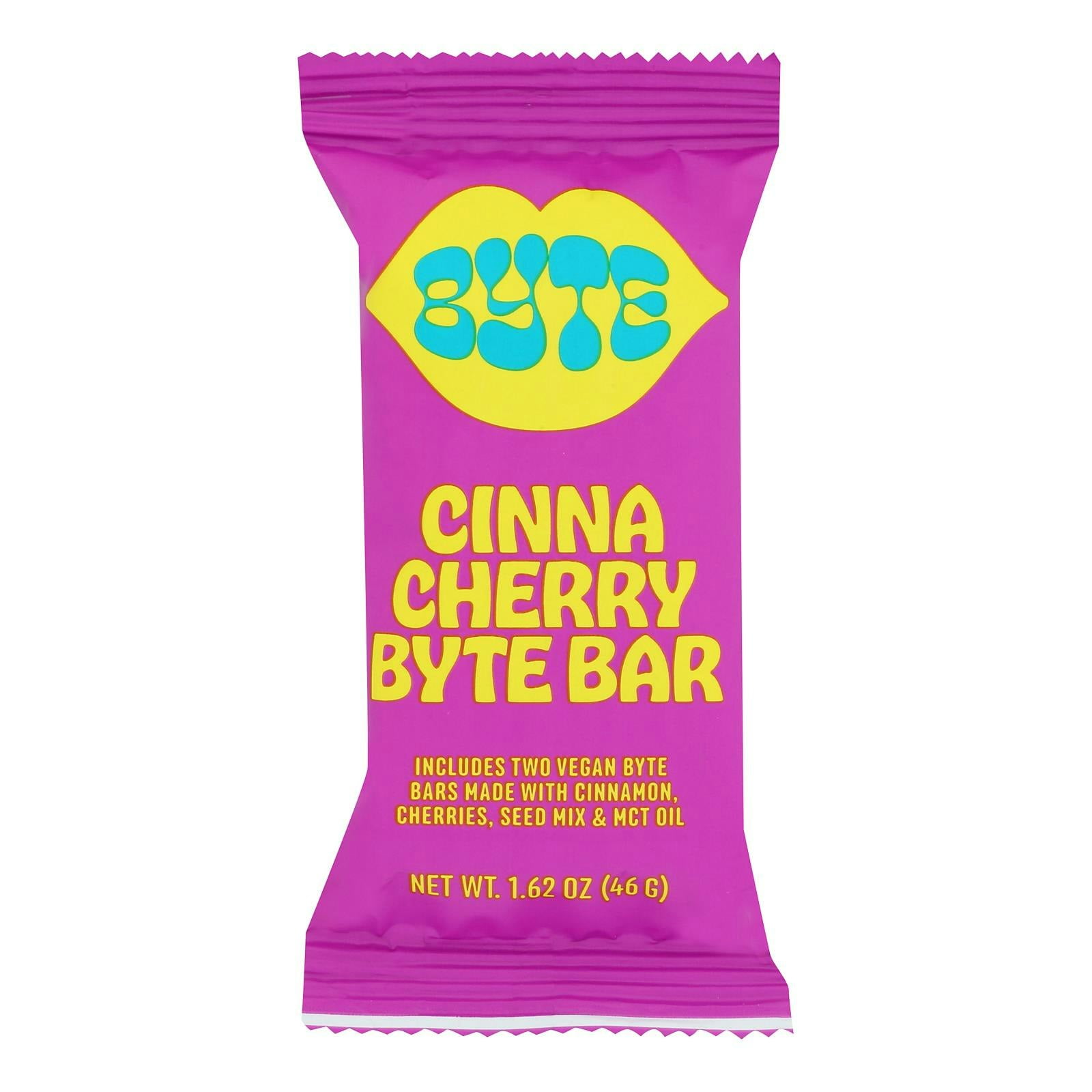 Byte Bars Cinna Cherry Bar 1.62 oz (Pack Of 12) - Walmart.com
